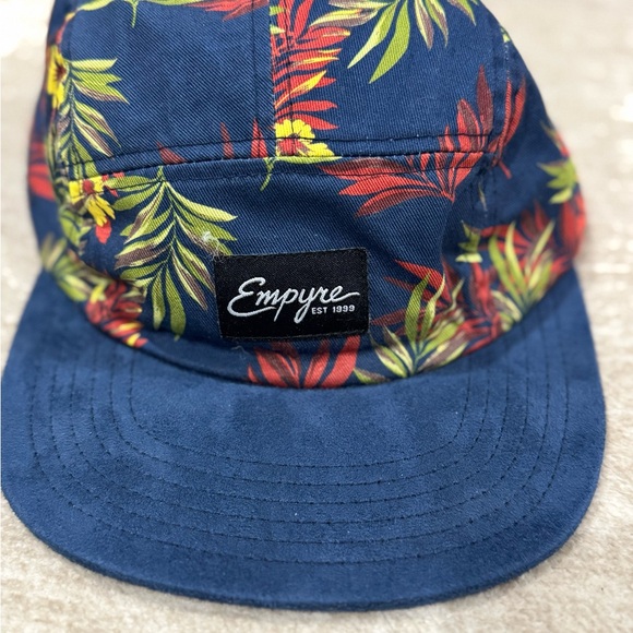 Empyre | Accessories | Empyre Floral Cap Blue | Poshmark